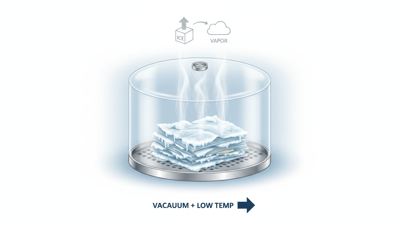Freeze-Drying Wet Documents: The Sublimation Protocol | 24/7 ...